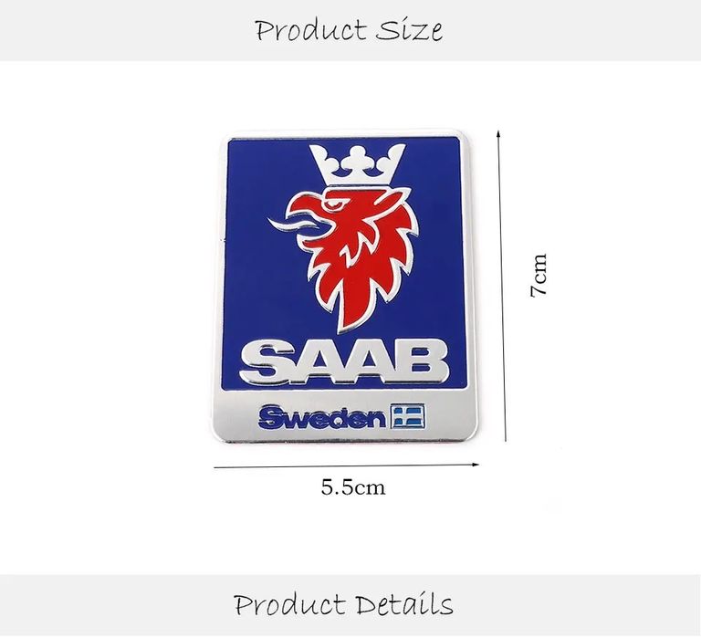 Emblema SAAB / Accesorii auto / Sticker Stema Sigla Embleme Bucuresti ...