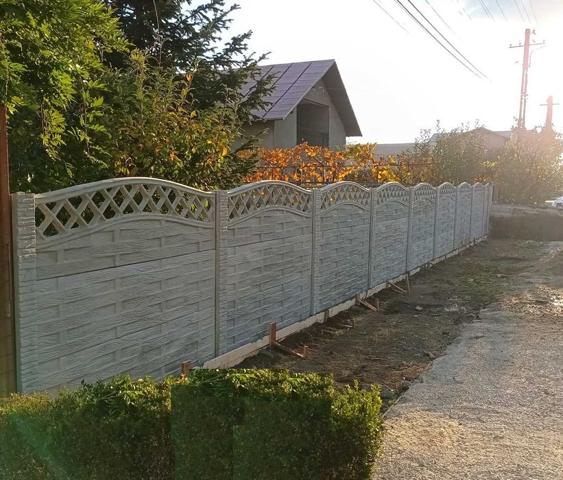 Calitate PREMIUM! Gard beton panouri gard MIZIL Mizil • OLX.ro