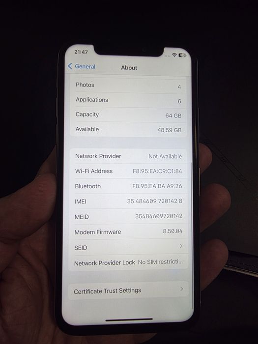 Apple Iphone X White ca nou! Iasi • OLX.ro
