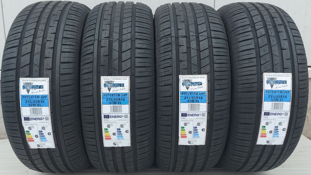 215/55 R16, 97W, EVENT Potentem UHP XL , Anvelope de vara Bacau • OLX.ro