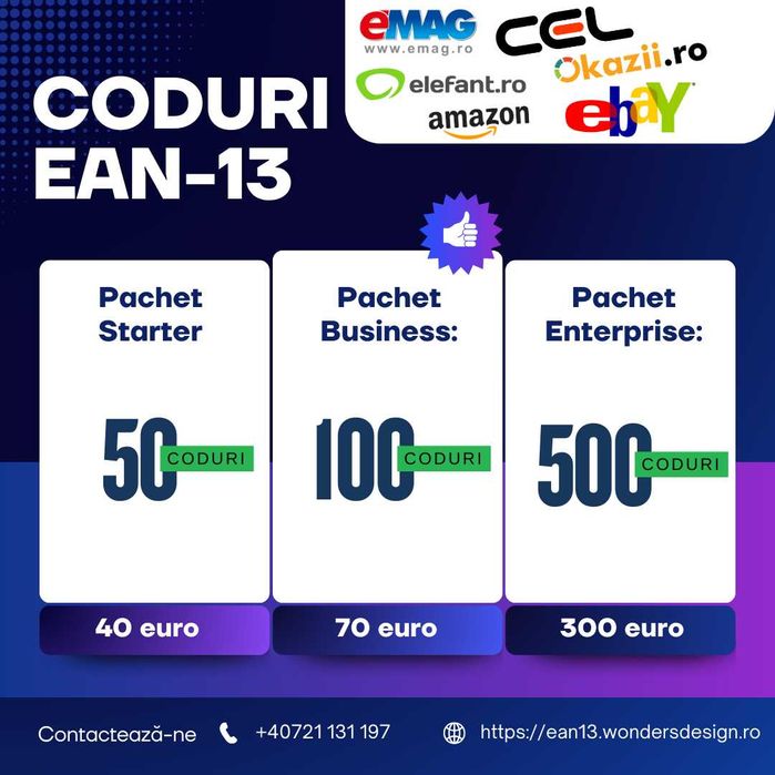 Coduri EAN-13 eMAG Constanta • OLX.ro