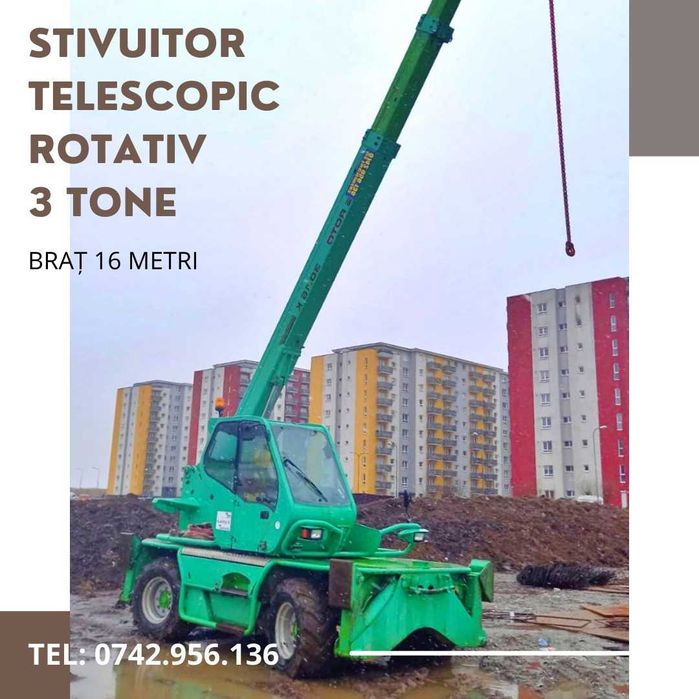 Manitou/Merlo/stivuitor telescopic de inchiriat Brasov • OLX.ro