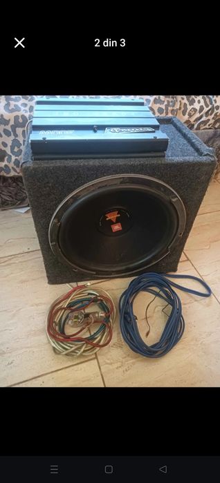 Vând subwoofer jbl cu statie și cabluri Semlac • OLX.ro