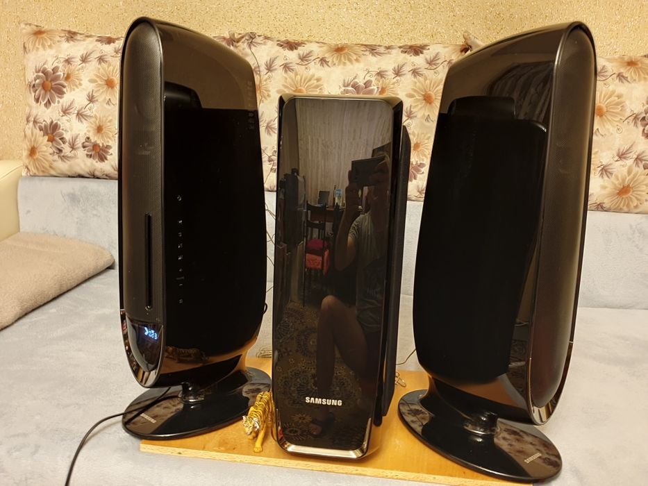 Boxe + receiver 2.1 Samsung RTS-HE10. Bijuterie tehnică. Ca nou ...