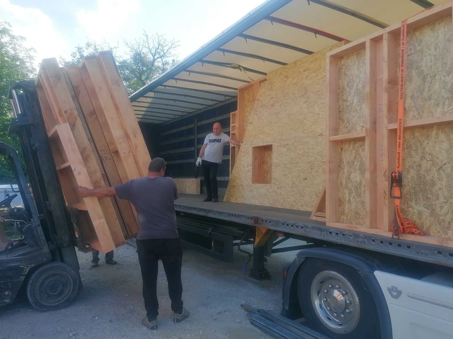 Kit casa lemn 134 mp Brasov • OLX.ro