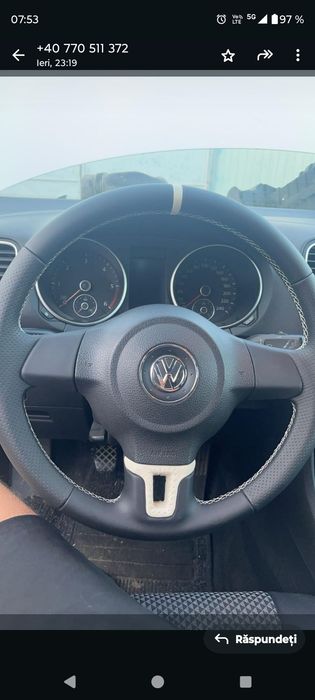 Vând volan vw fără comenzi golf 6, 5,polo, turan Timisoara • OLX.ro