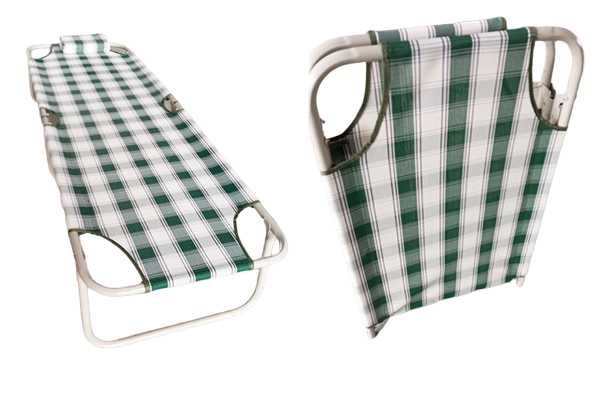 Sezlong pliabil ,Pat camping, cadru metallic si material textil Pitesti ...