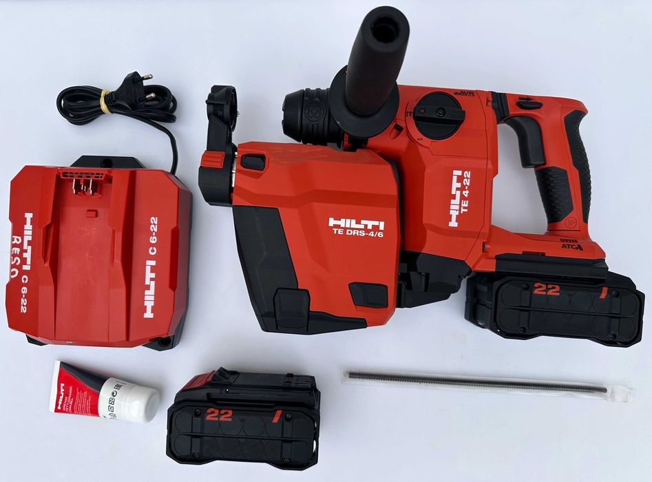 Hilti TE 4-22 Nuron + TE DRS-4/6 - НОВ Безчетков перфоратор с прахо. гр. Шумен Добруджански • OLX.bg