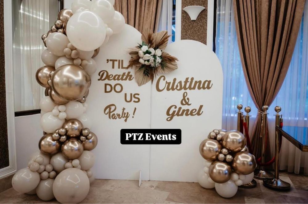 Aranjament baloane Decor Baloane Decor botez Decor aniversare Nunta ...