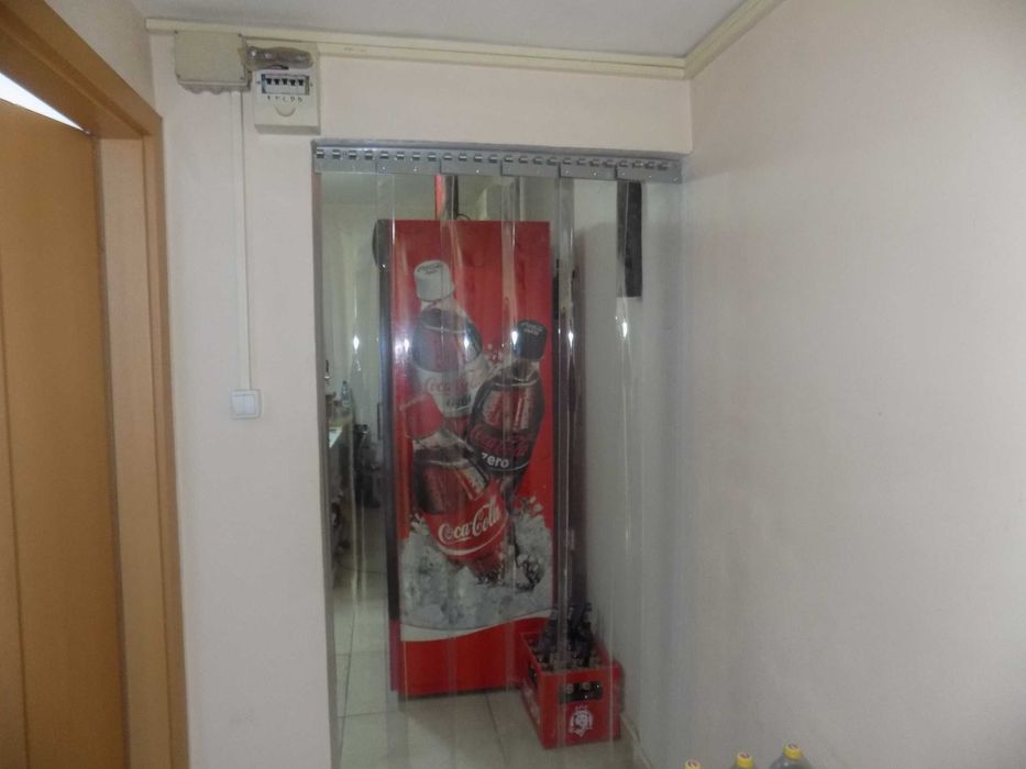 Perdea din fasii PVC modul de L100 x H240 cm transparent temp. normala ...