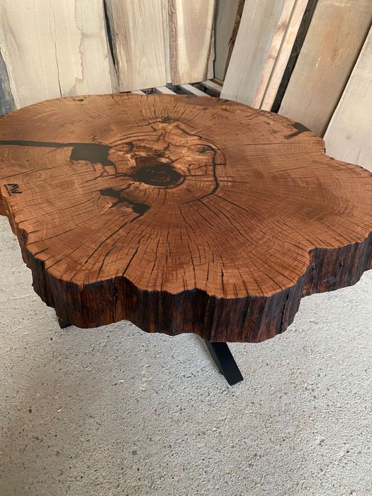 Masuta coltar masuta cafea lemn masiv rondea lemn Nadrag • OLX.ro