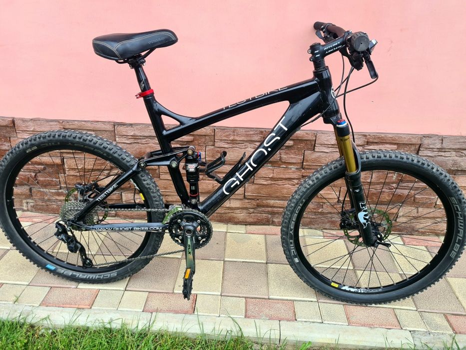 Mtb full suspension Ghost/3x10/deore/slx/kashima/Monarch Roman • OLX.ro