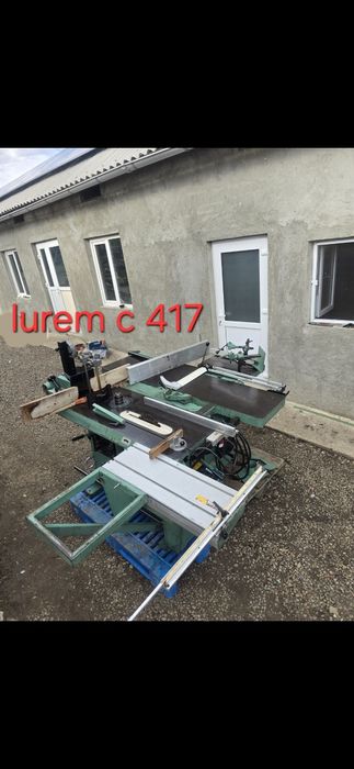 MUT LUREM 417 masina universala tamplarie circular freza antic old ...