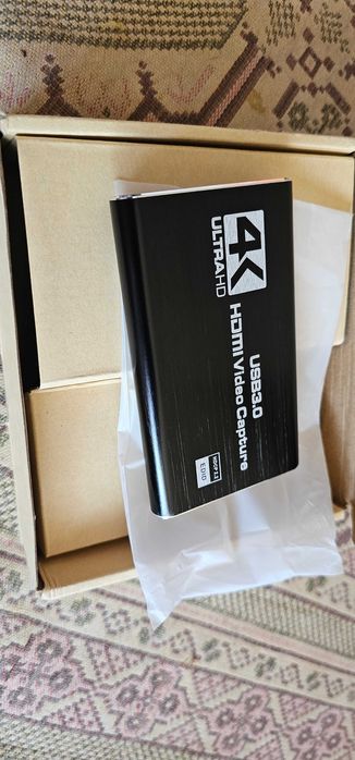 Placa de captura video, 4K, input HDMI 4K 30fps la output 1080p 60fps ...