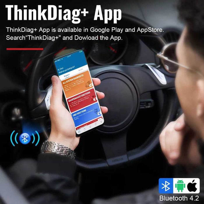 Interfata auto Thinkdiag Pro Bluetooth, original 2024, android/ios ...