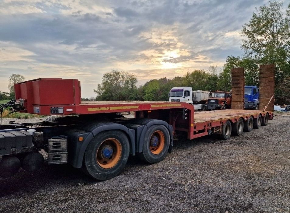 Cap tractor Man 6x4 semiremorca trailer 5 axe platforma ansamblu volvo ...