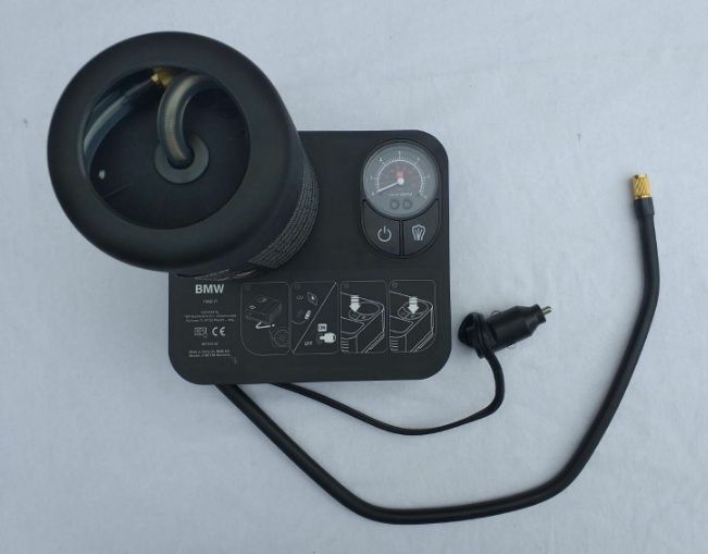 Compresor auto umflat roti+solutie kit pana originale BMW produs NOU ...