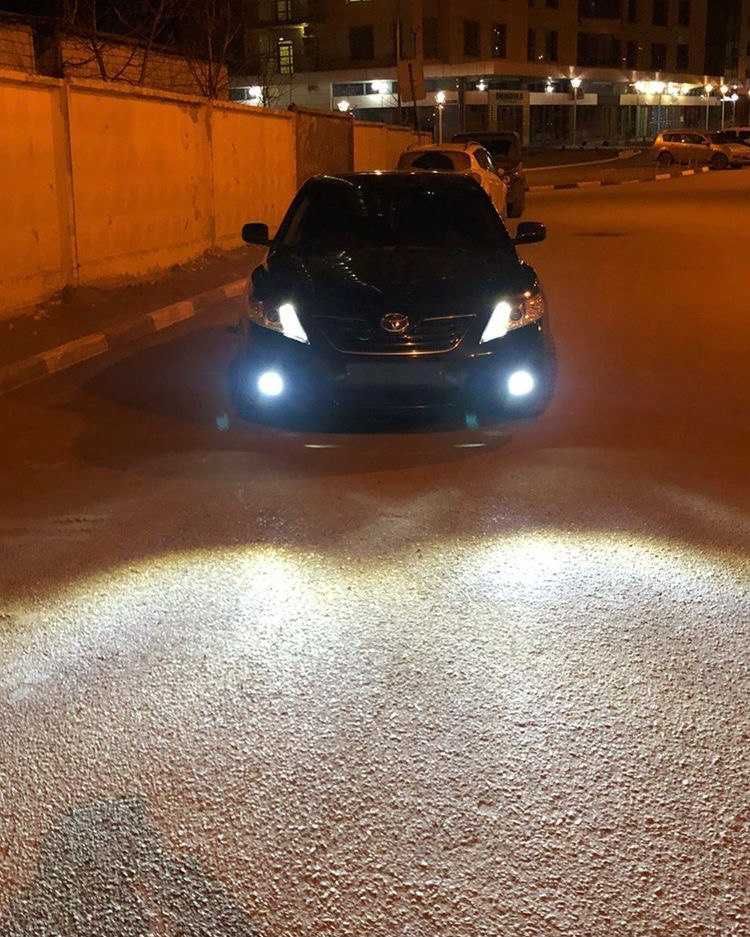 Противотуманные фары LED Мощные туманки Тойота Камри Kaspi Red: 20 000 ...
