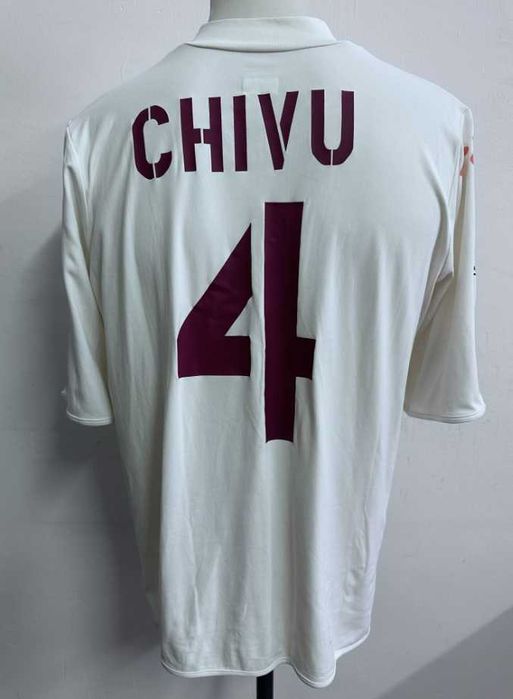 Tricou de joc deplasare AS ROMA Cristian Chivu - cu certificat ...