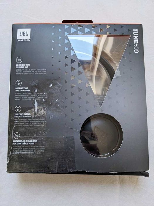 Casti JBL TUNE 500 stereo cu microfon jack on ear NOI negre HARMAN Cluj ...