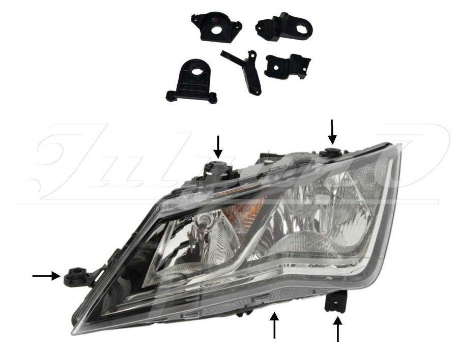 Щипки за закрепване на фар за SEAT LEON 5F (12-20г.) гр. София Оборище ...