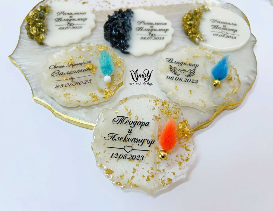 Подаръци за гостите на бал сватба погача юбилей гр Поморие • Olx Bg