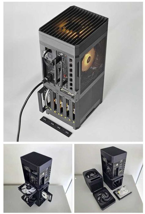 Print 3D Carcase PC gaming APU ITX mATX NAS la cerere / Bambulab X1C ...