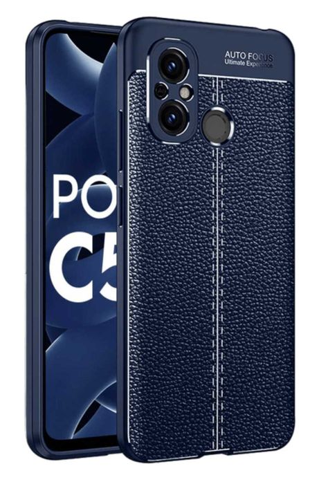 Husa Antisoc model tip PIELE pt. Xiaomi Redmi 12C 4G / Note 12 Pro 5G ...