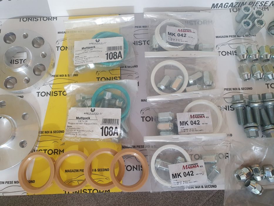 Inele centrare roti piulite/prezoane / antifurt roti,distanțiere roti ...