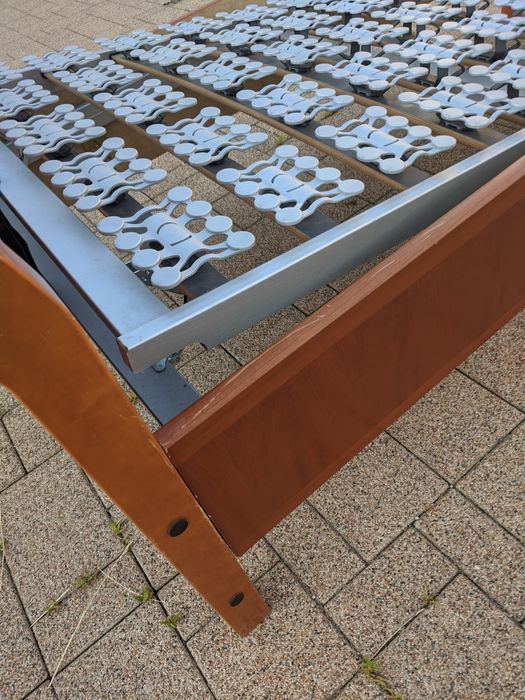 Pat de o persoană 100/200 cm,cu saltea Tempur ,somieră 100/200 și salt ...