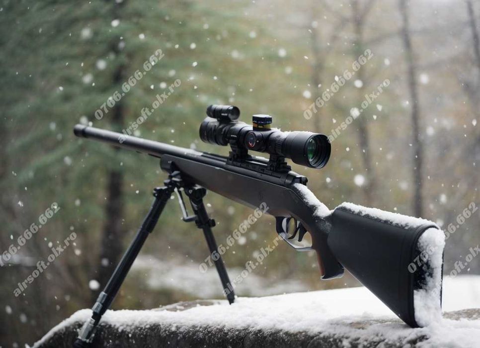 PUSCA MODIFICATA PENTRU LUNETISTI (Accesorii Incluse) Airsoft Carabina ...