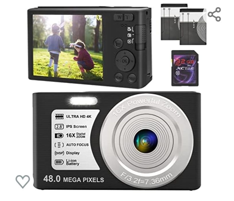 Camera compactă digitala 48MP 4k Negru noua nefolosita Zalau • OLX.ro