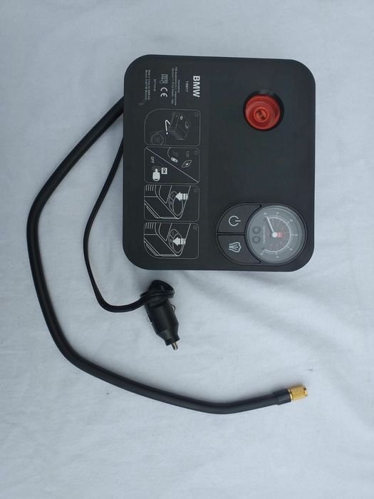 Kit pana umflat roti original BMW Compresor auto+solutie+geanta Nou ...