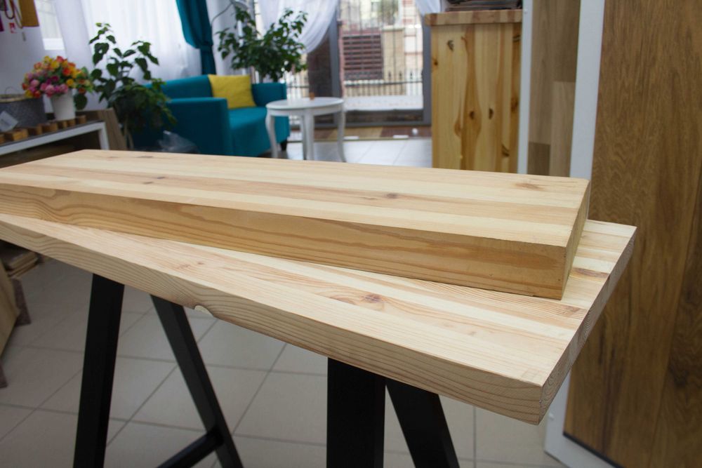 Blat ( panou, placa) lemn masiv pin perfect finisat si slefuit Targu ...