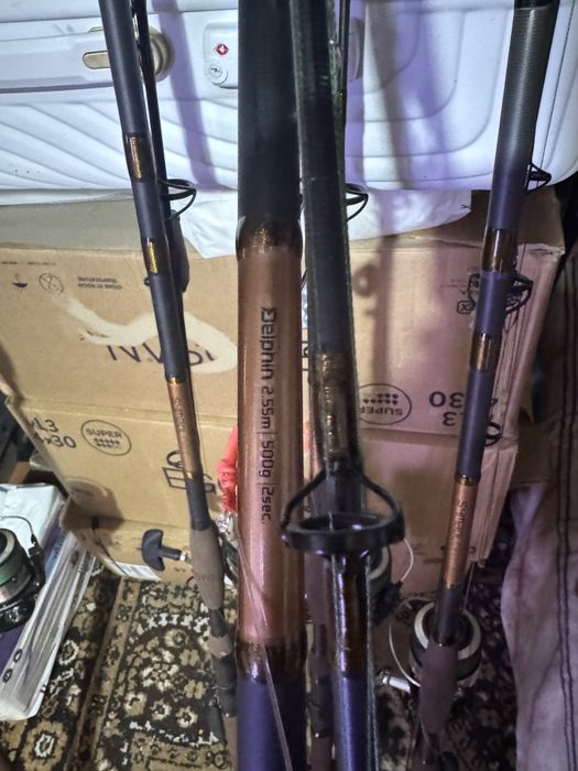 Set 5 lansete Delphin full echipate pentru pescuit la somn Tulcea • OLX.ro
