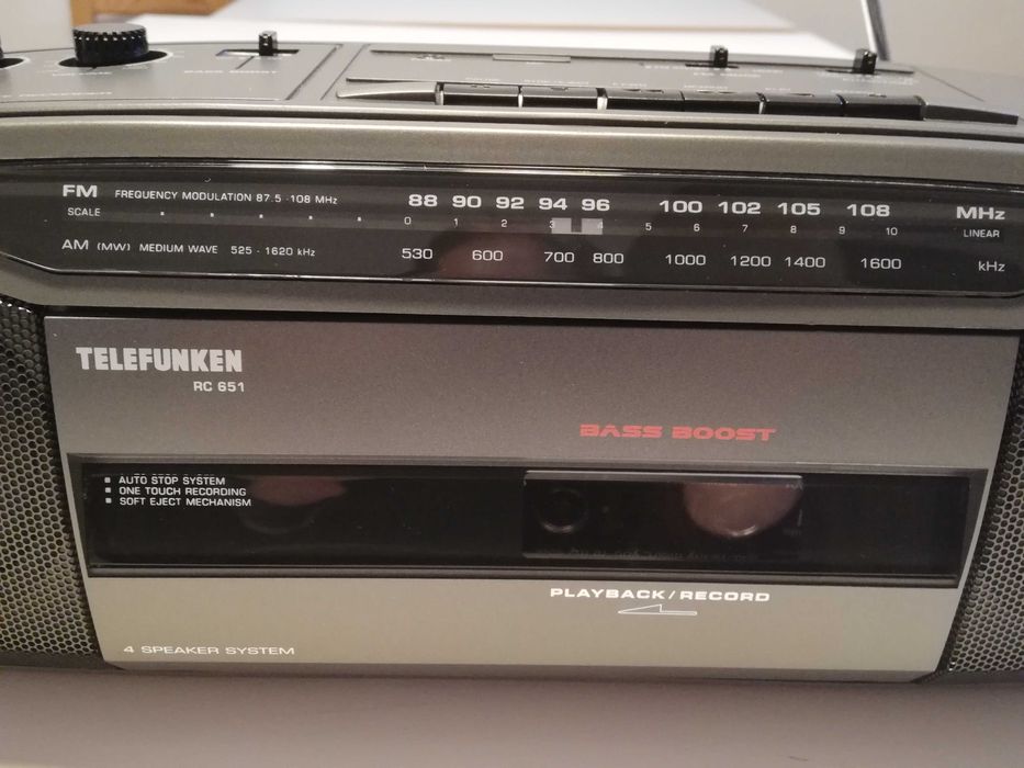 Boombox - Stereo Radio/CD/Cassette TELEFUNKEN RC 651 - Germany Bacau ...