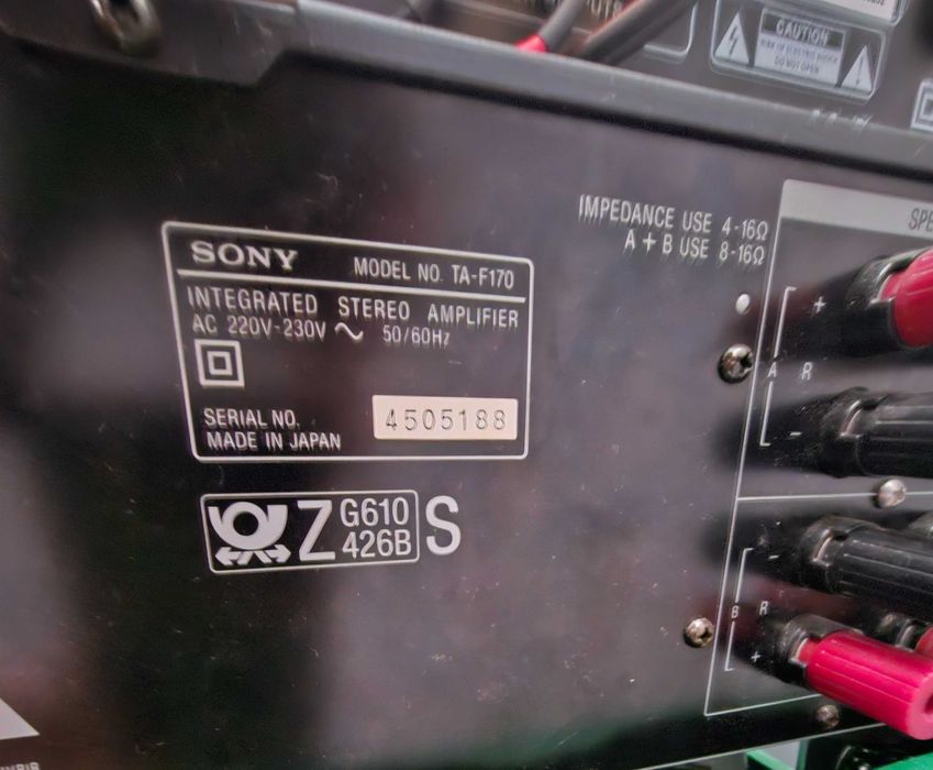 Усилвател Sony TA F-170 гр. Приморско • OLX.bg