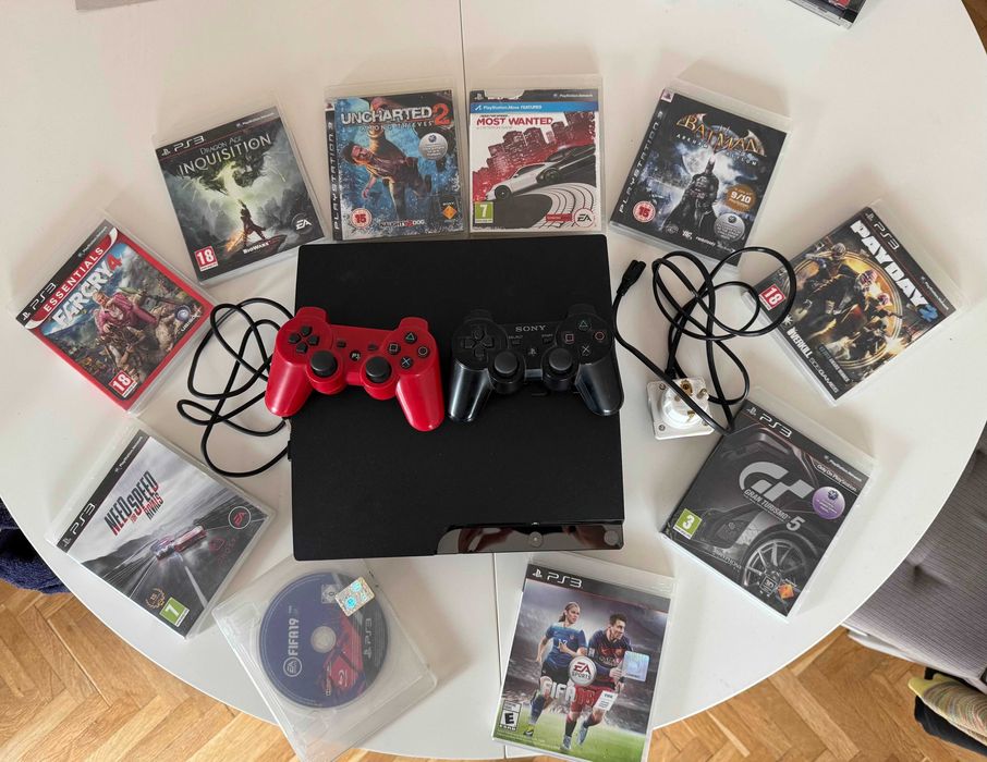 Playstation 3 Slim Version 4.90 + 16 игри с. Шереметя • OLX.bg