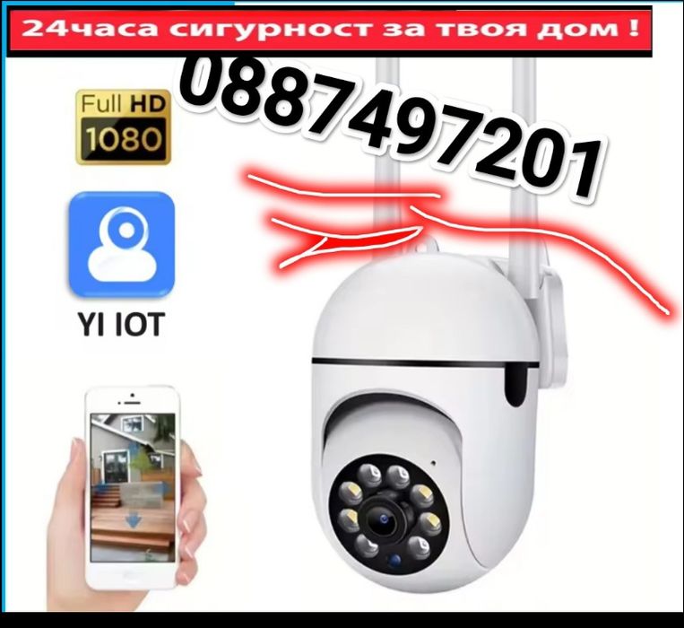 Wi-fi камери НОВИ + ПОДАРЪК гр. Казанлък • OLX.bg