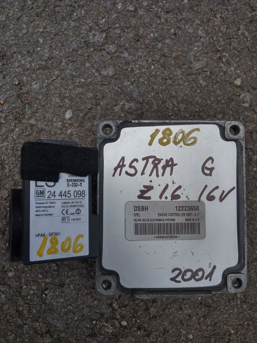 Calculator ecu chit / kit opel astra g zafira vectra z14xe z16xe z16se ...