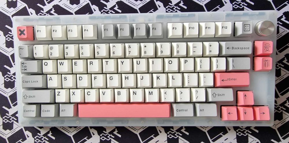 Portico75 Tastatura Mecanica (Gateron Yellow Pro,Modern Dolch Keycaps ...