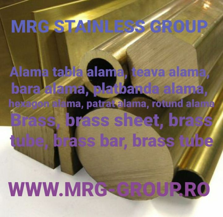 Patrat alama 25x25mm bara alama patrata CuZn37 tabla teava platbanda ...