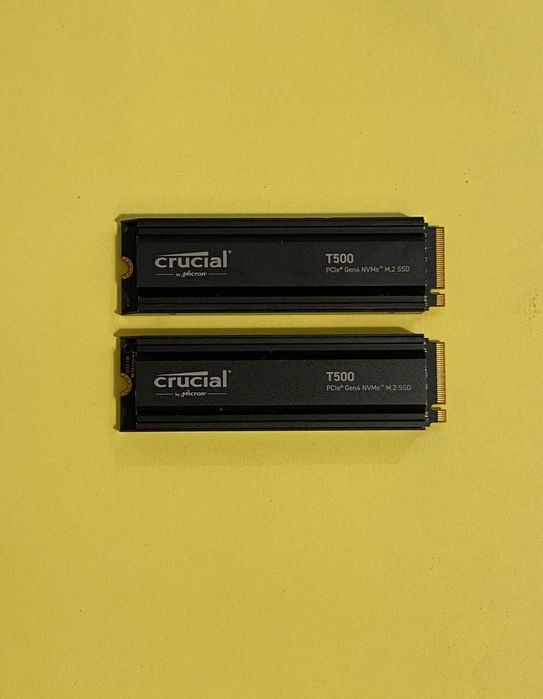 SSD 2TB m.2 nvme Crucial T500 7400mb/sec Gen4 radiator PS5 nou ...