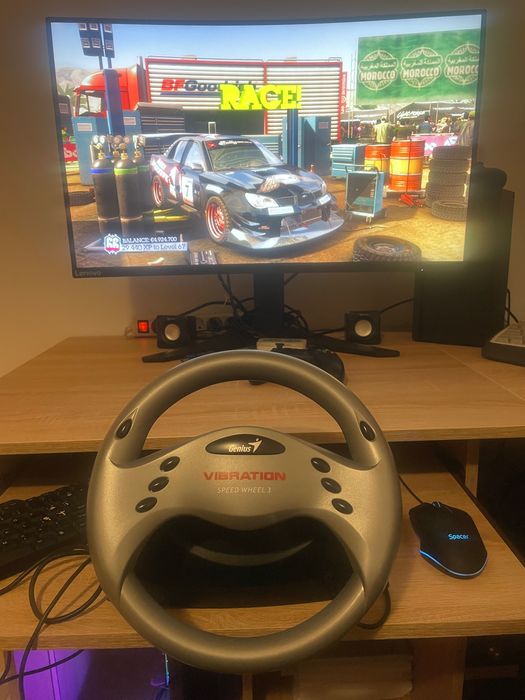 Volan gaming PC Genius speed wheel 3 Onesti • OLX.ro
