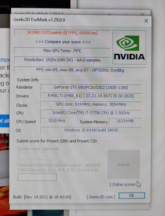 Placa video gaming nVidia GTX 690 4GB 512bit GDDR5 Galati • OLX.ro