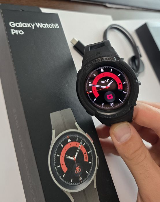 Ceas Samsung Galaxy Watch5 Pro, 45mm, LTE, Gray Titanium Bucuresti ...