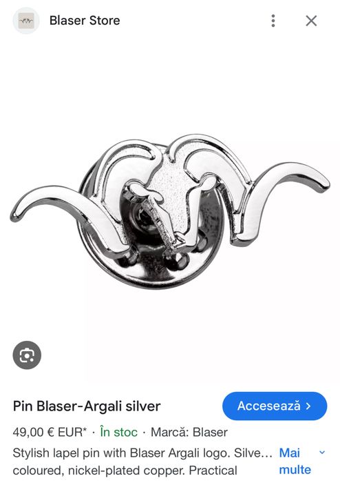 Insigna Pin Blaser Snagov • OLX.ro