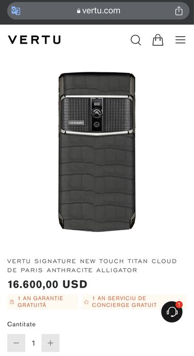 Vertu Signature S Touch Crocodile Bucuresti Sectorul 4 • OLX.ro