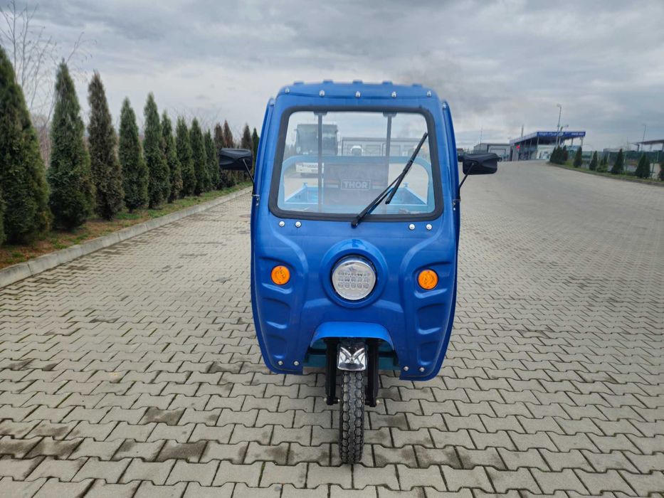 Triciclu electric Thor Magnum Plus basc hidraulica, cabina nou Agramix ...