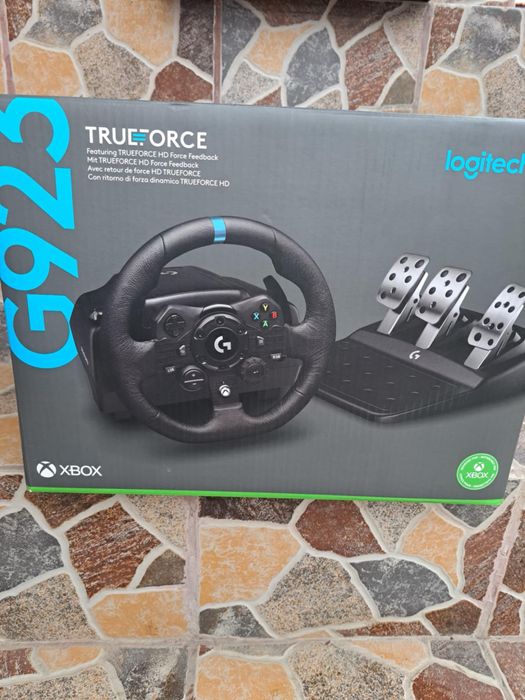 Logitech g923 TrueForce xbox+PC volan si pedale nou sigilat Motru • OLX.ro
